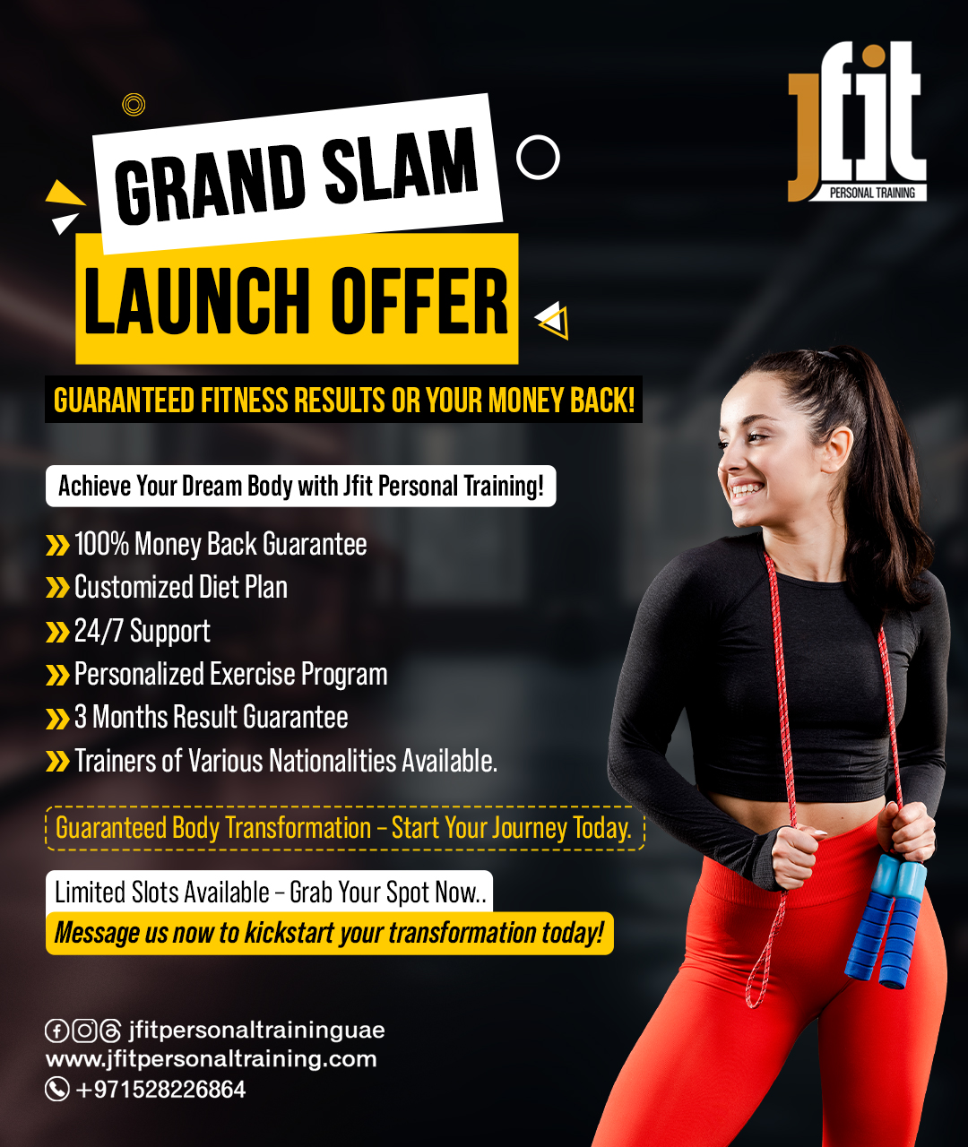 Top Personal Training in Dubai | JFit Personal Training